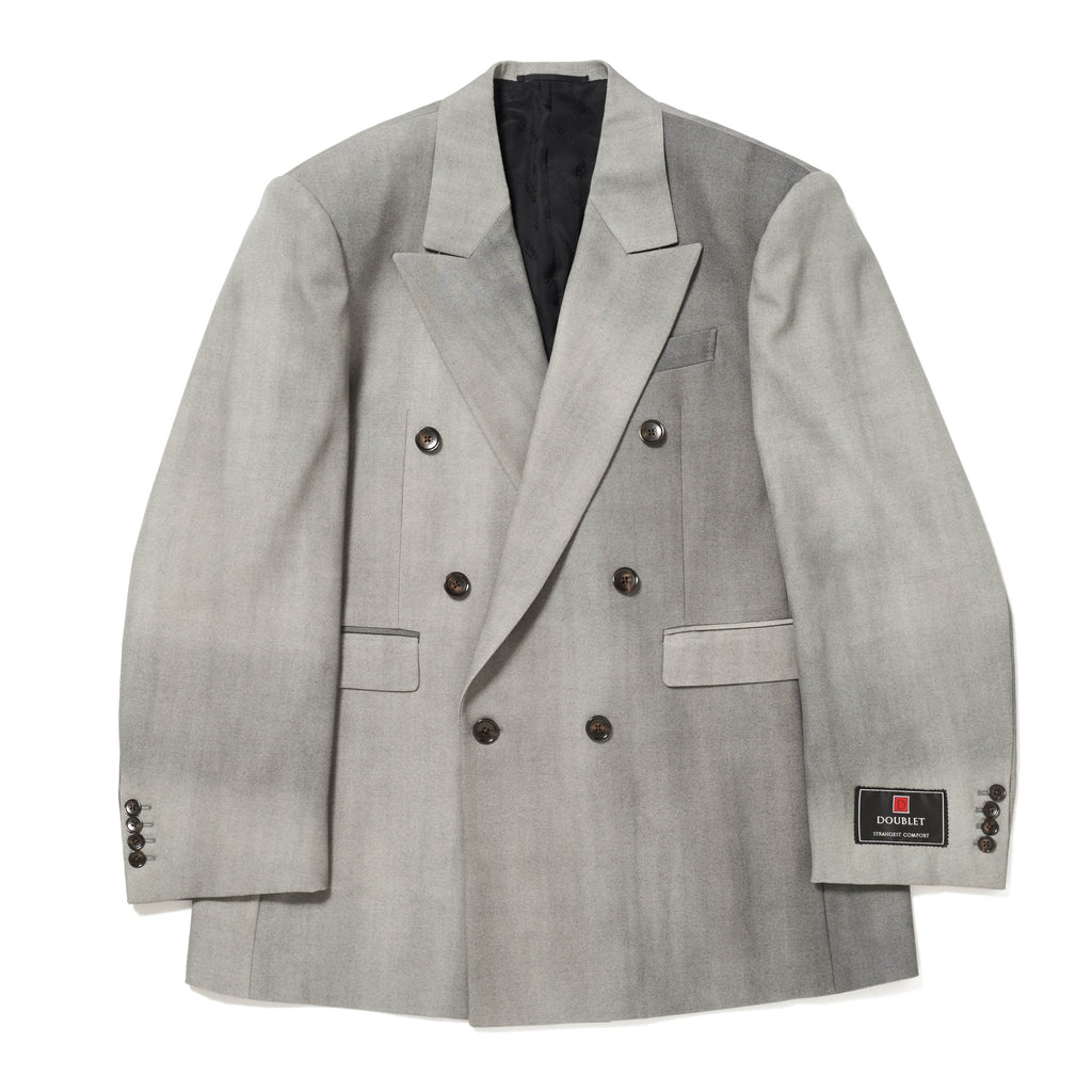 FADED SPRAY-DYE DOUBLE JACKET – doublet